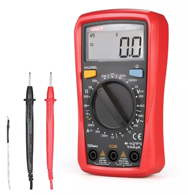 Multímetro Digital UNI-T UT33C+ – Eniac electrónica
